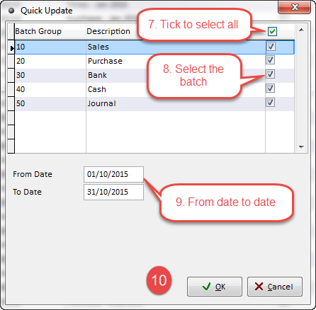 GSTT150 Batch Lock - How to unlock batch - Batch -> Batch Locking - A ...